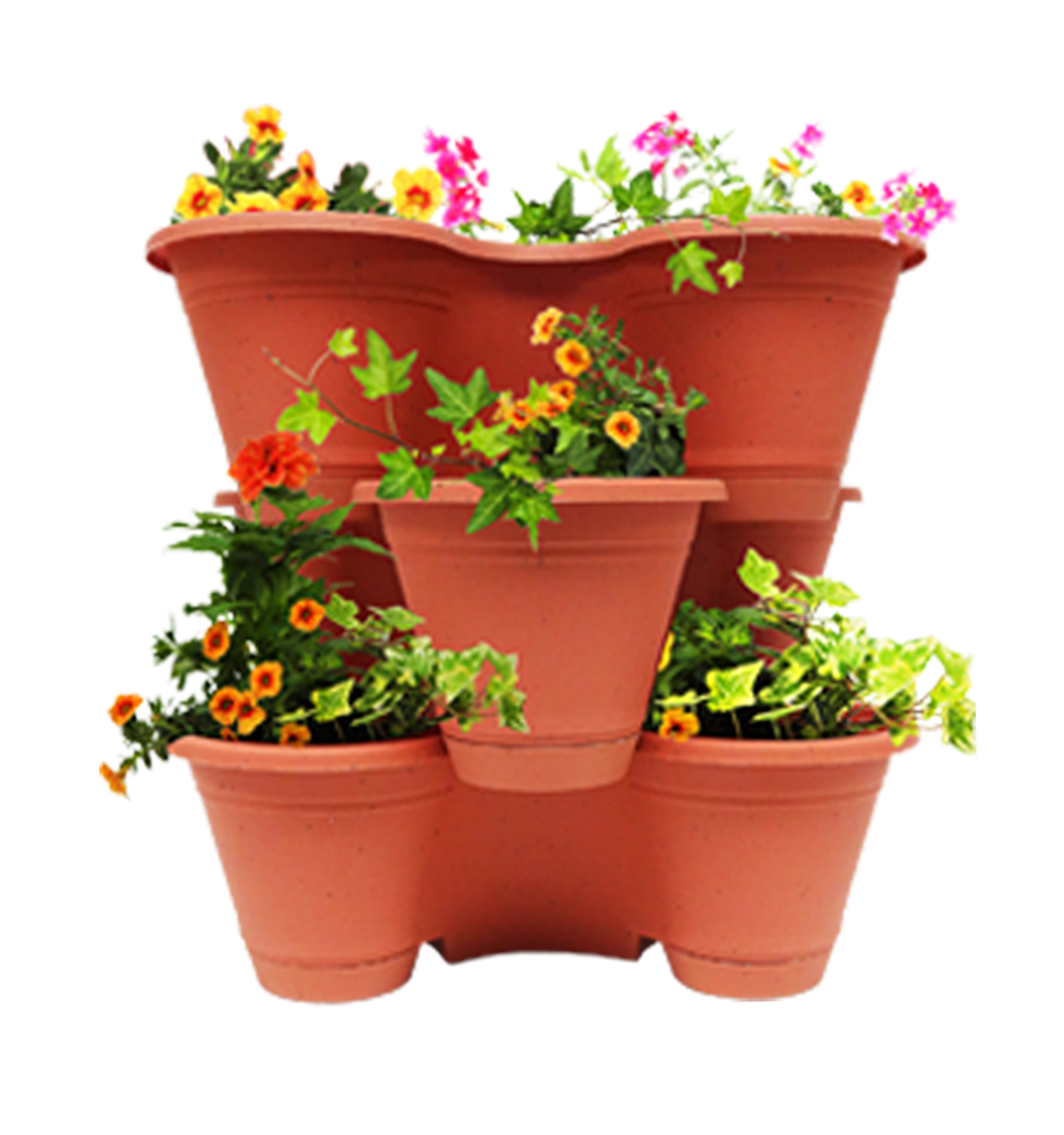 Vertical Stackable Planter: Misco Home & Garden